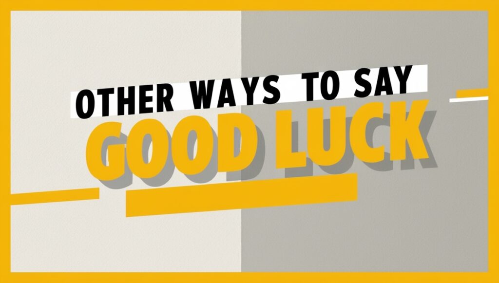 19 Other Ways to Say Good Luck - English Summa